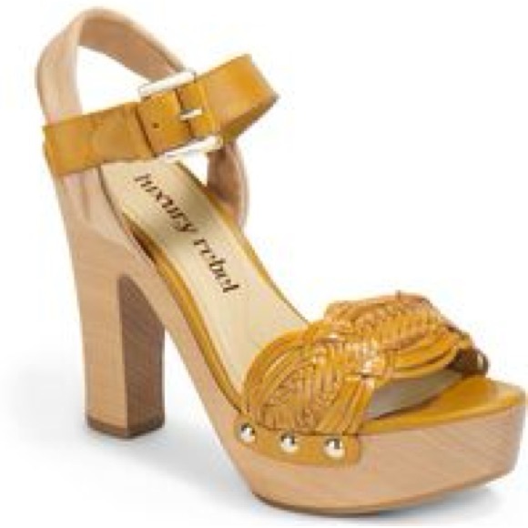 luxury rebel | Shoes | Luxury Rebel Quintin Leather And Wood Heeled ...